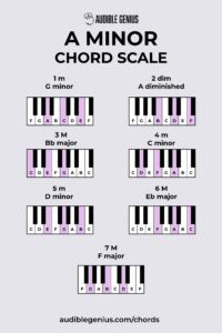 A Minor Scale, Chords in The Key of A Minor | Audible Genius